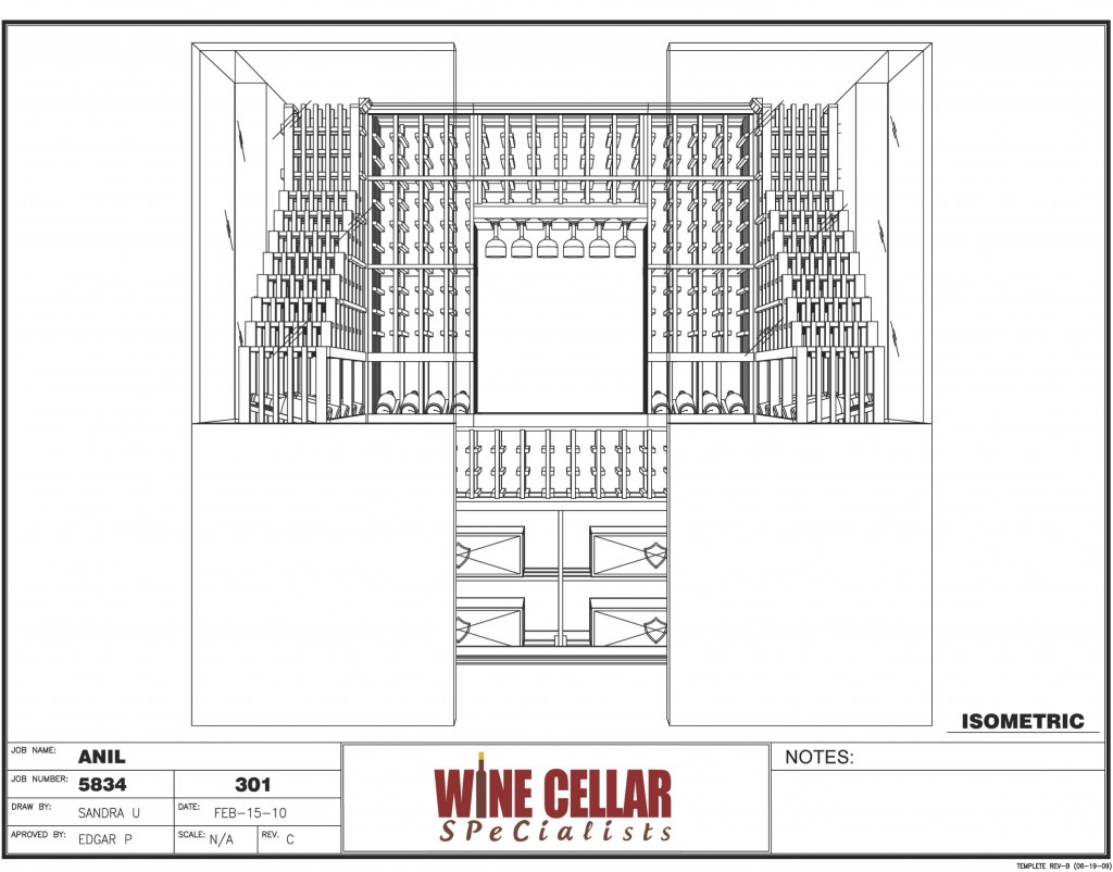 Newly Installed Custom Wine Cellar Chicago Illinois| Naperville