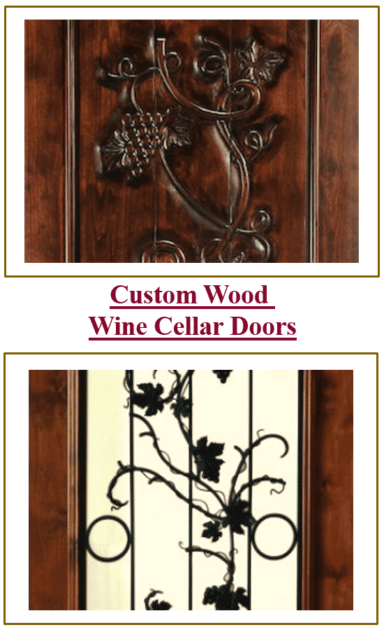 Custom Wine Cellar Doors for Refrigerated Wine Cellars