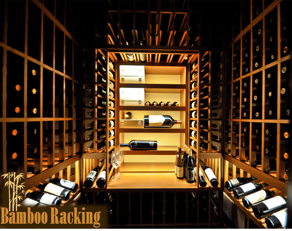 Bamboo Racks for Custom Wine Cellars - A Sustainable Choice