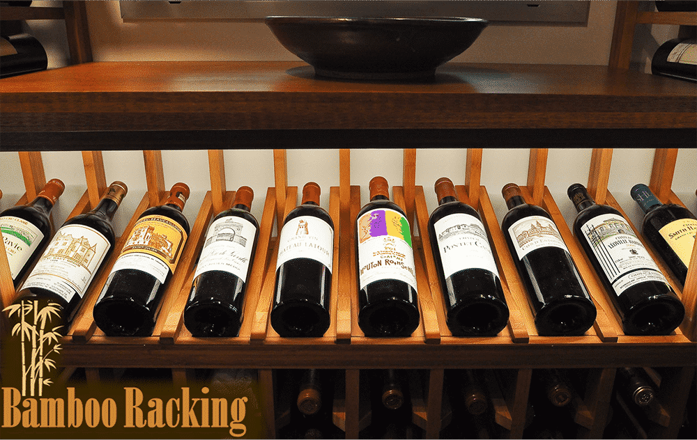 Bamboo Racks for Custom Wine Cellars - A Sustainable Choice