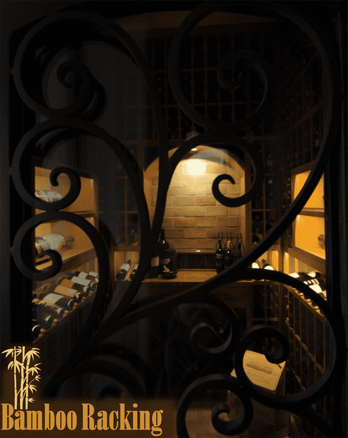 Bamboo Racks for Custom Wine Cellars - A Sustainable Choice
