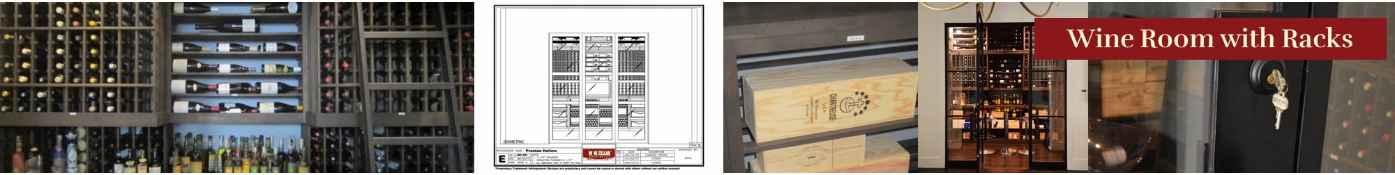 AWARD-WINNING Wine Room w/ Wood Racks **Dallas, TX**