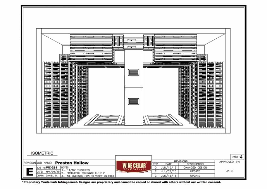 AWARD-WINNING Wine Room w/ Wood Racks **Dallas, TX**
